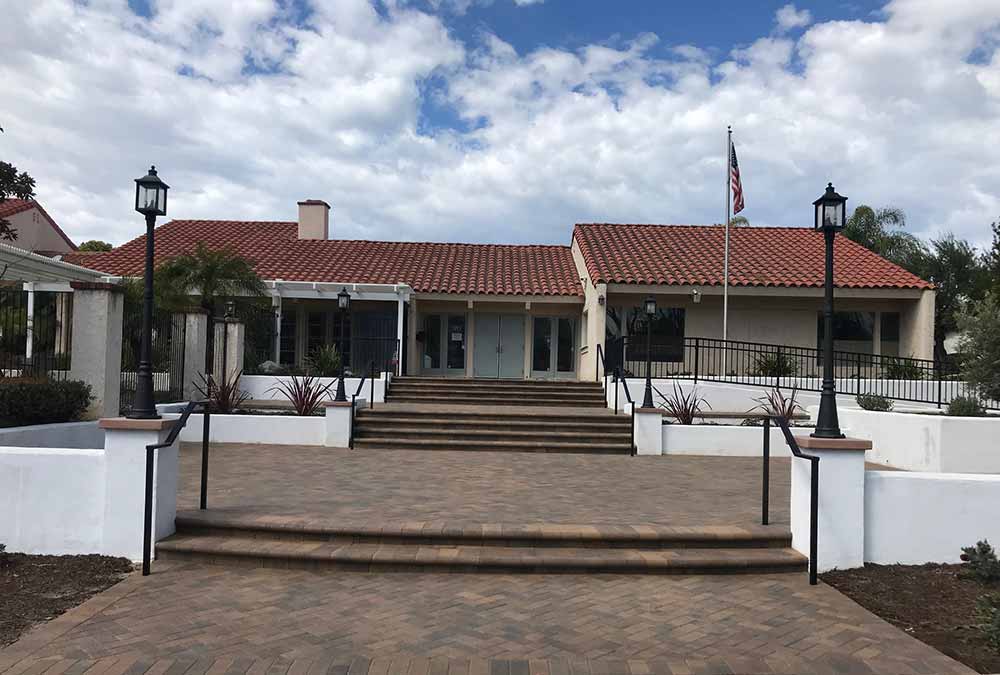 Clubhouse front entrance is finished! – Brea Glenbrook Club